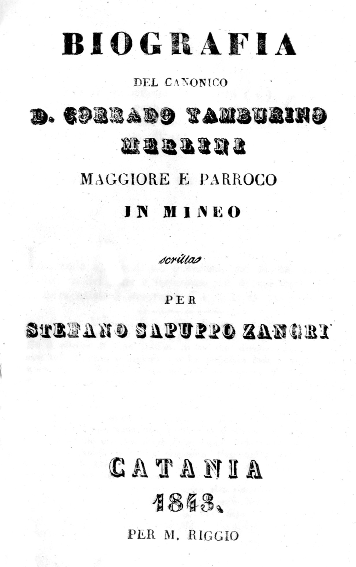 Vita e opere del primo storico di Mineo – L’erudito siciliano Corrado ...